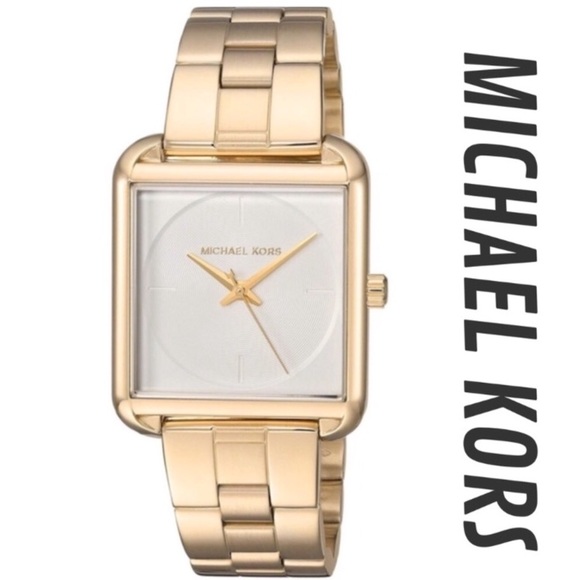 Michael Kors | Accessories | Michael Kors Lake White Dial Ladies Gold ...